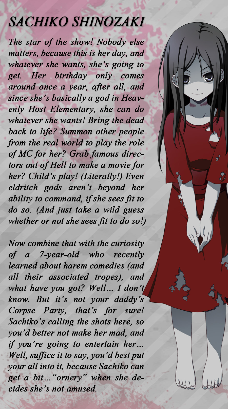 Corpse Party Sweet Sachiko's Hysteric Birthday Bash